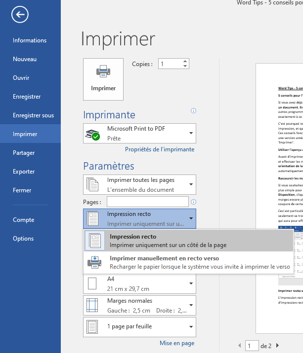 FR - Digital-Travellers • Word Tips – 5 conseils pour l’impression de ...
